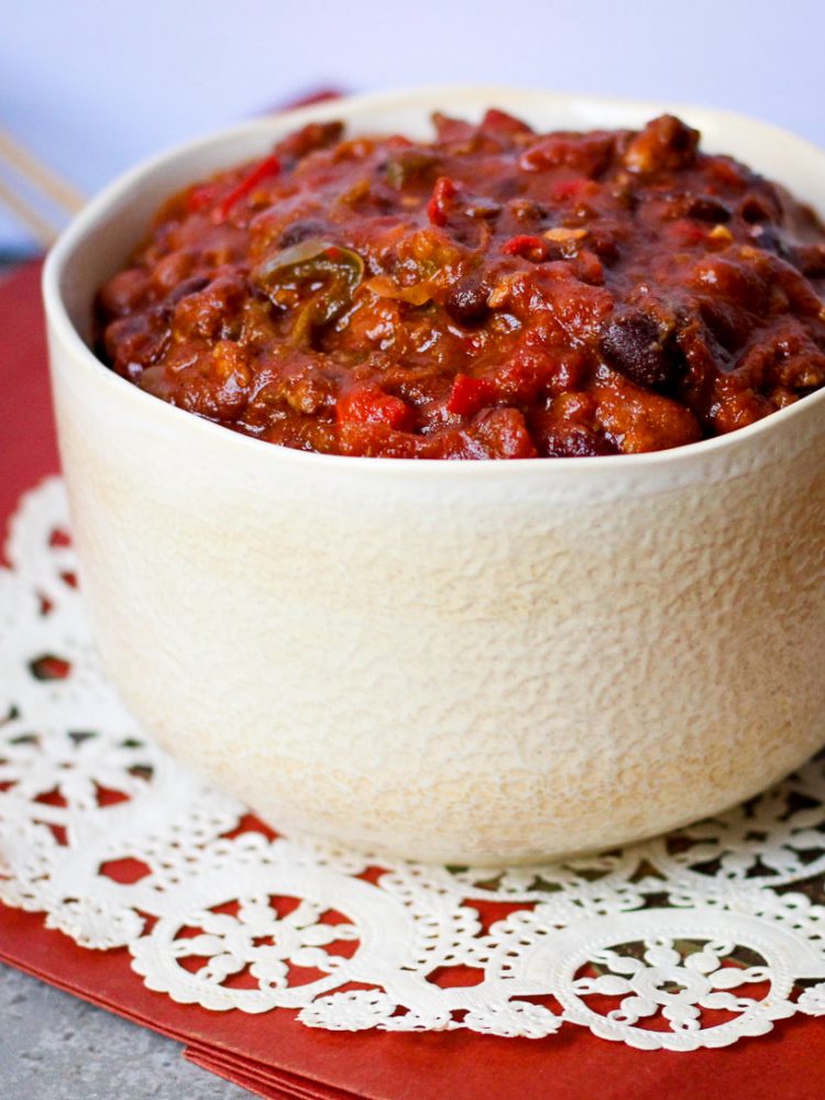 Spicy Slow Cooker Chili - Ladle and Grain