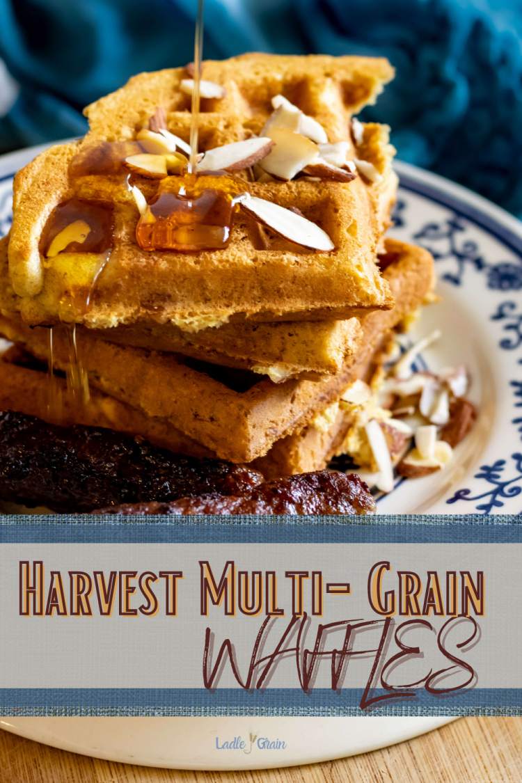 Harvest Multi-Grain Waffles - Ladle and Grain