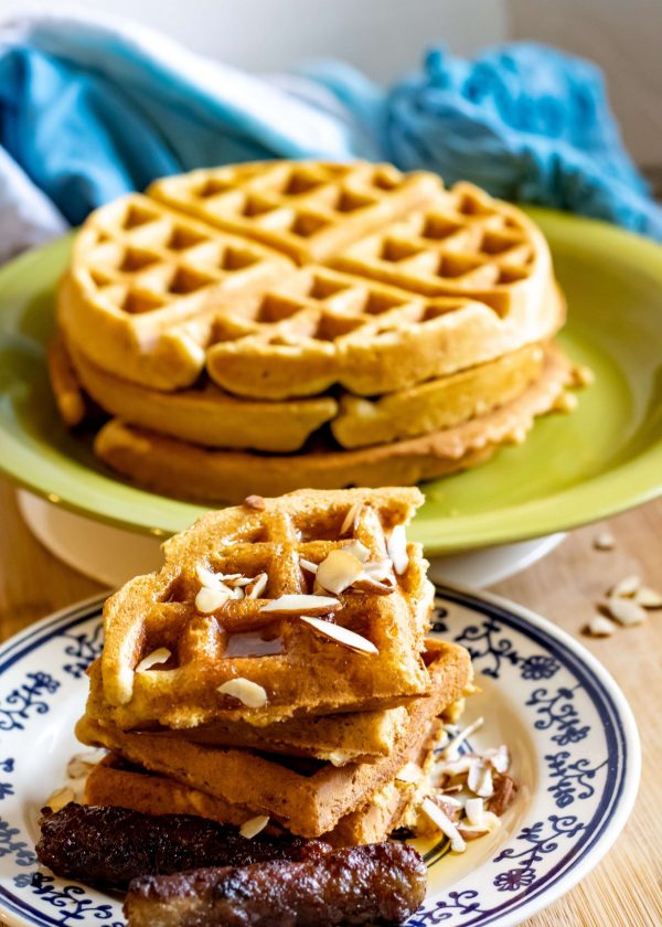 Harvest Multi-Grain Waffles - Ladle and Grain