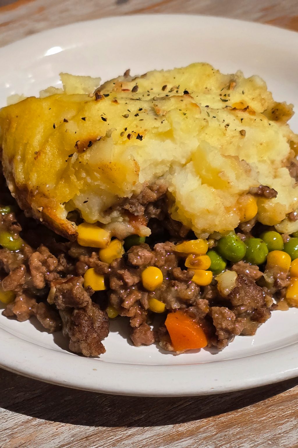 Cottage Pie (or Shepherd's Pie w/ Ground Beef)